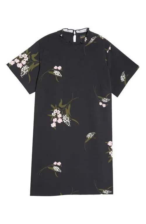 SUGARLIPS Rickie Floral Print Shift Minidress