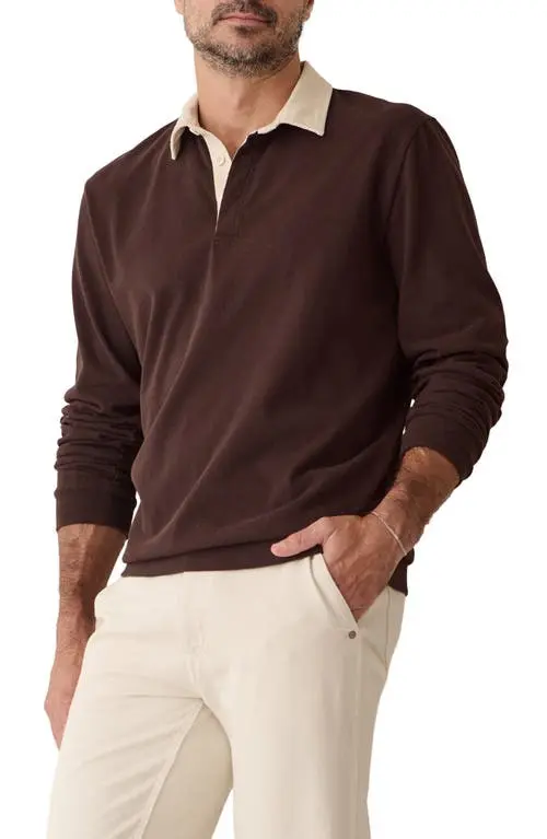 Marine Layer Organic Cotton Rugby Polo