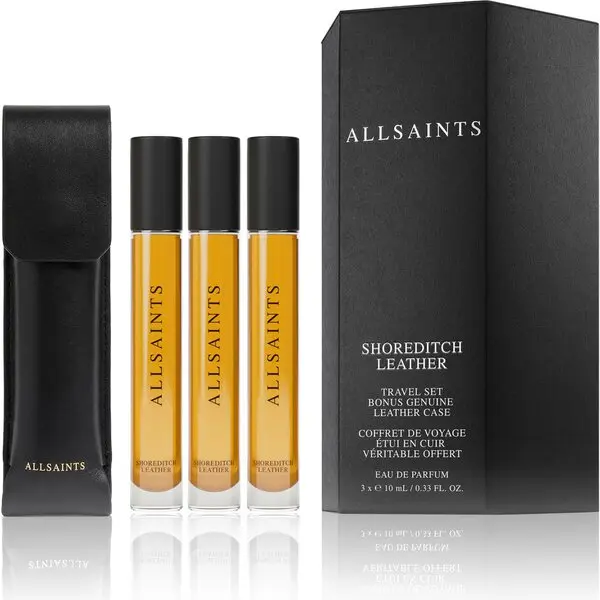 ALLSAINTS Shoreditch Leather Travel Eau De Parfum Set
