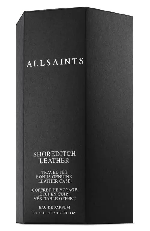 ALLSAINTS Shoreditch Leather Travel Eau De Parfum Set