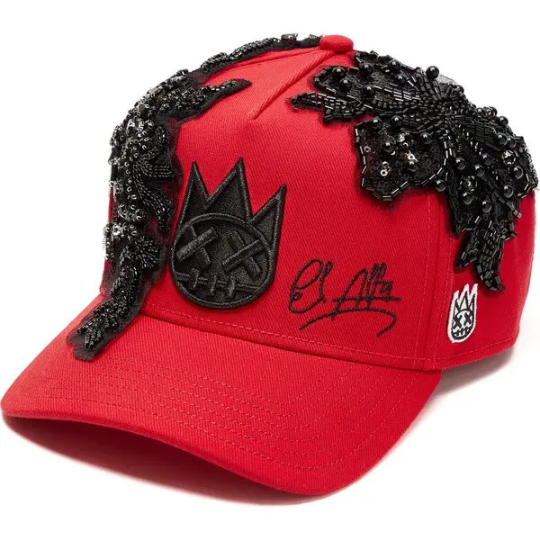 CULT OF INDIVIDUALITY X El Alfa Embroide Snapback Five-panel Cap - Red
