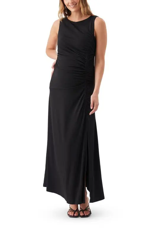 RIPE MATERNITY Erika Ruched Sleeveless Maternity Dress