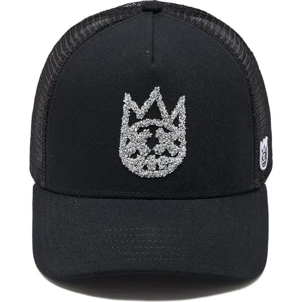 CULT OF INDIVIDUALITY Crystal Logo Trucker Hat - Black