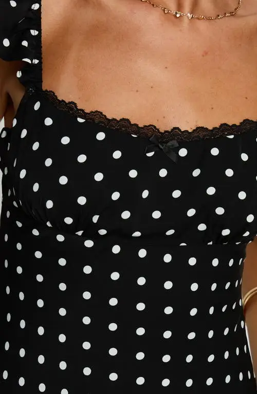 Princess Polly Beacall Polka Dot Minidress