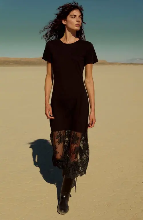 PROJECT SOCIAL T Lace T-shirt Dress
