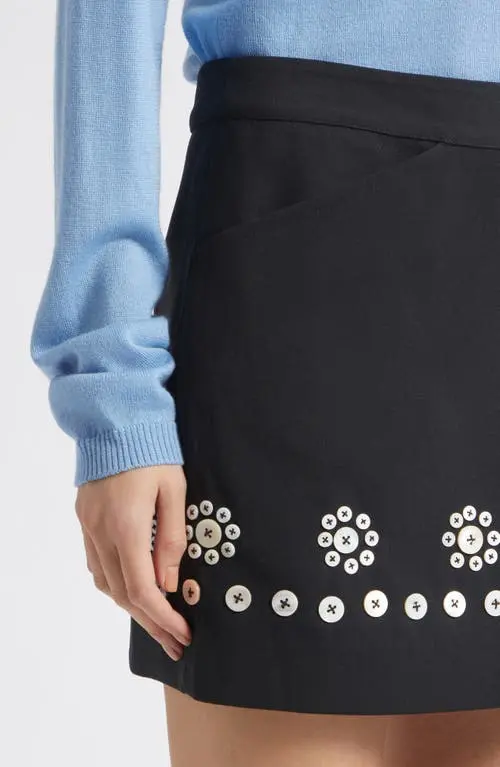 Stine Goya Button Detail Miniskirt