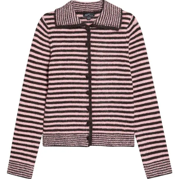 NOBODY'S CHILD Stripe Cardigan