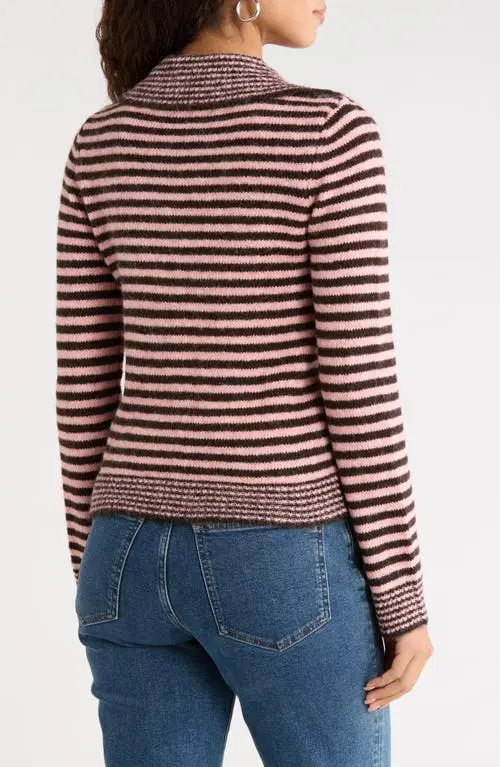 NOBODY'S CHILD Striped Cardigan