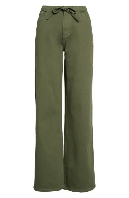 Warp + Weft High Waist Wide Leg Jeans