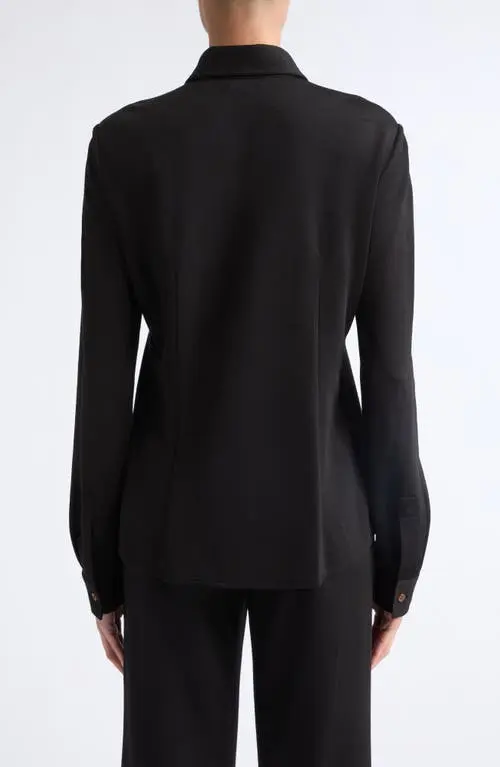 Lafayette 148 New York Long Sleeve Button Down Shirt