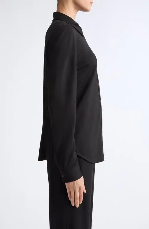 Lafayette 148 New York Long Sleeve Button Down Shirt