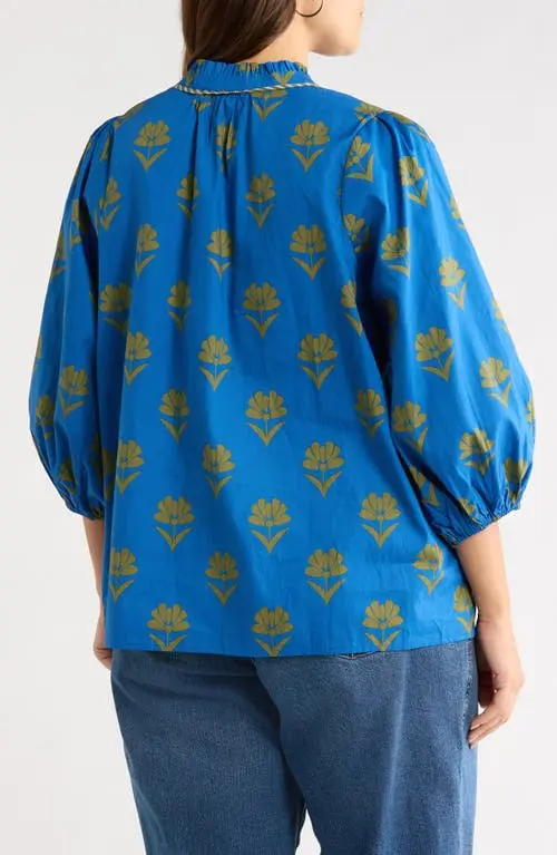 SUGARLIPS Robin Floral Print Blouse