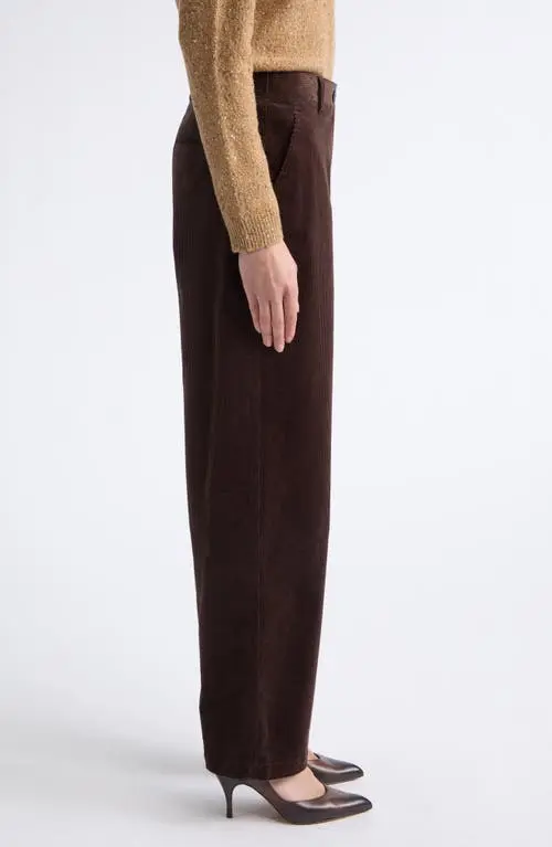 Lafayette 148 New York Kent Stretch Corduroy Barrel Leg Pants