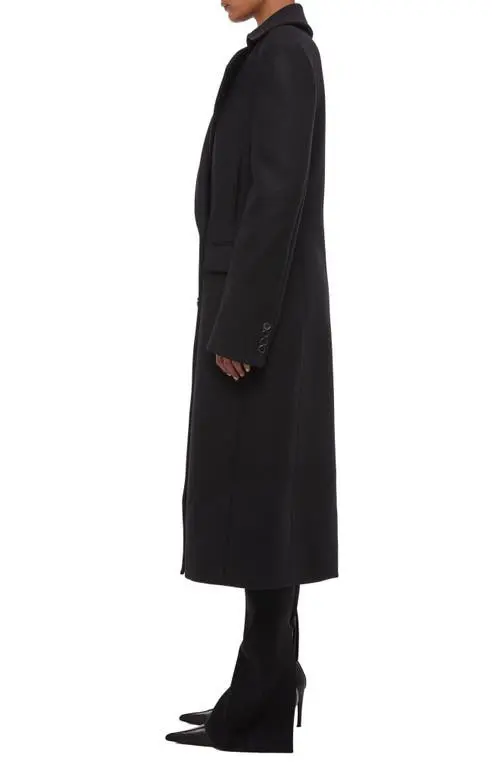 Helmut Lang Sculptural Wool Blend Coat