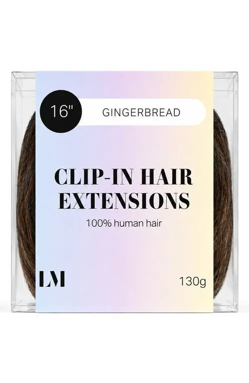 LOCKS AND MANE 16-inch Clip-in Human Hair Extensions - Gingerbread
