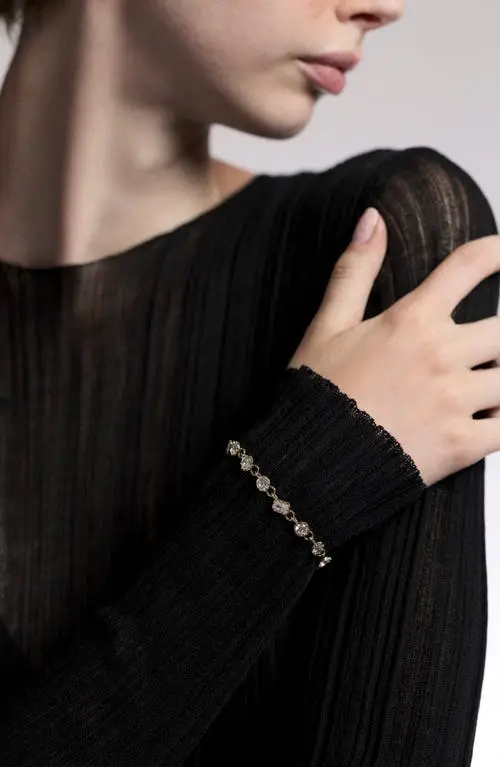 Nadri Celine Cubic Zirconia Line Bracelet