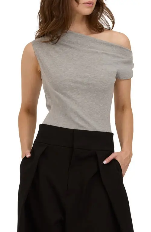 PROJECT SOCIAL T Laurel Off-the-shoulder Top - Htgrey