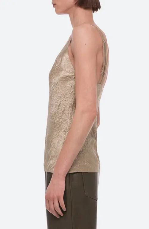 Helmut Lang Crinkle Satin Camisole - Taupe