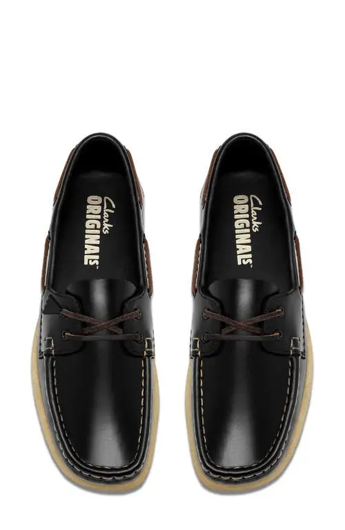 Clarks Godney Leather Boat Shoe