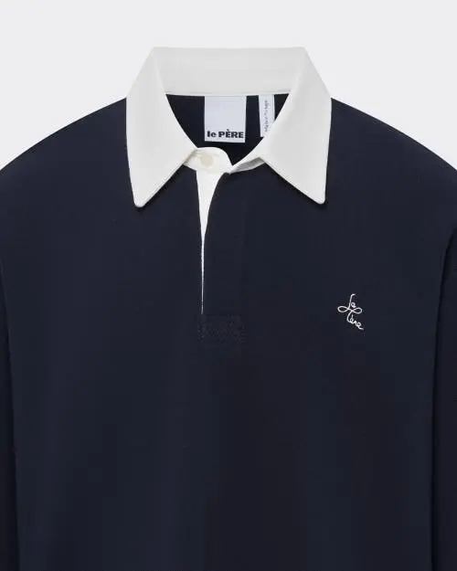LE PERE Long-sleeve Rugby Polo