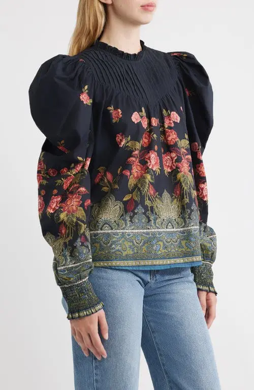 CLEOBELLA Irina Floral Organic Cotton Top