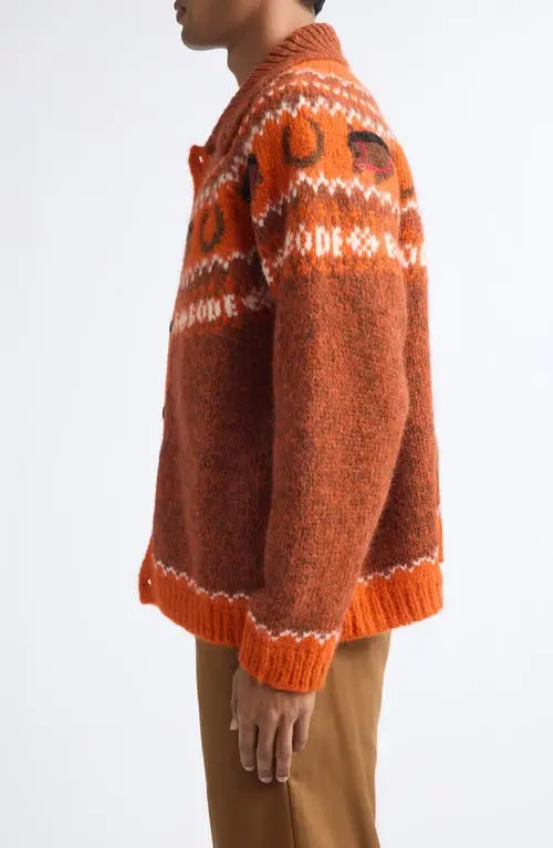 BODE Corral Superfine Alpaca Blend Cardigan
