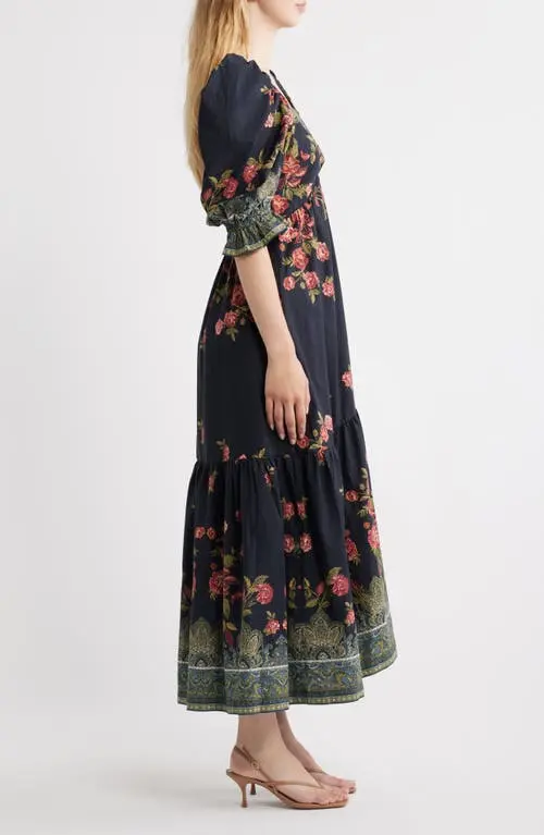 CLEOBELLA Jewel Cotton Poplin Ankle Dress