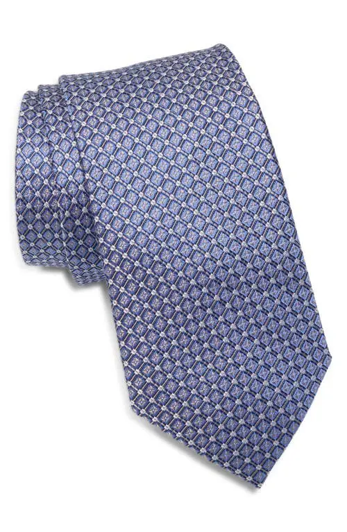 Nordstrom Corso Mini Silk Jacquard Tie - Indigo