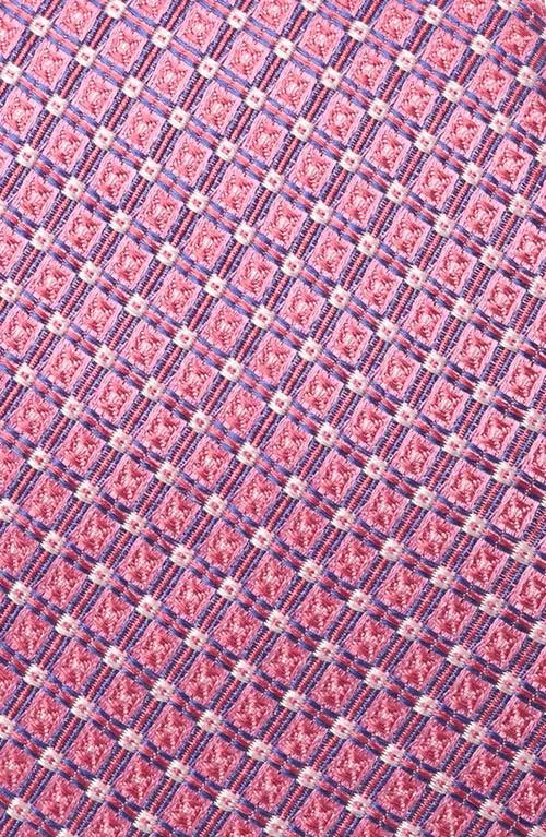 Nordstrom Corso Mini Silk Jacquard Tie - Rose