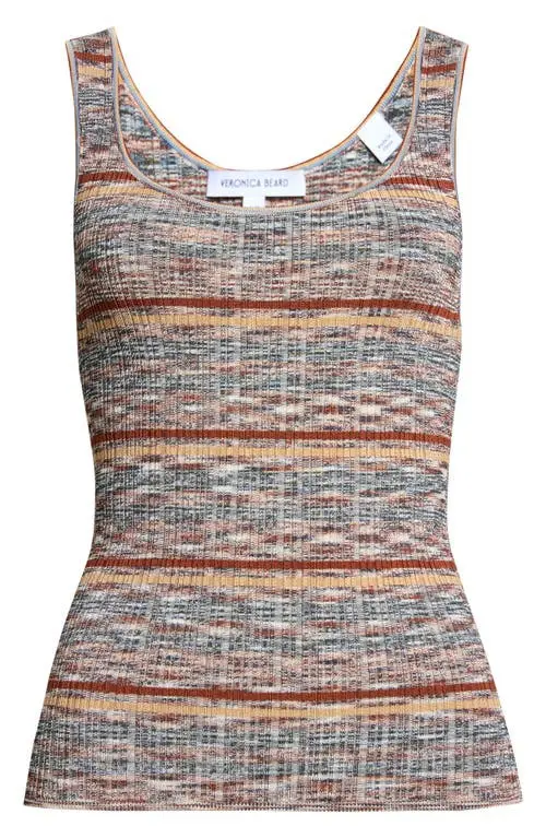 Veronica Beard Sandra Space-dyed Ribbed Tank