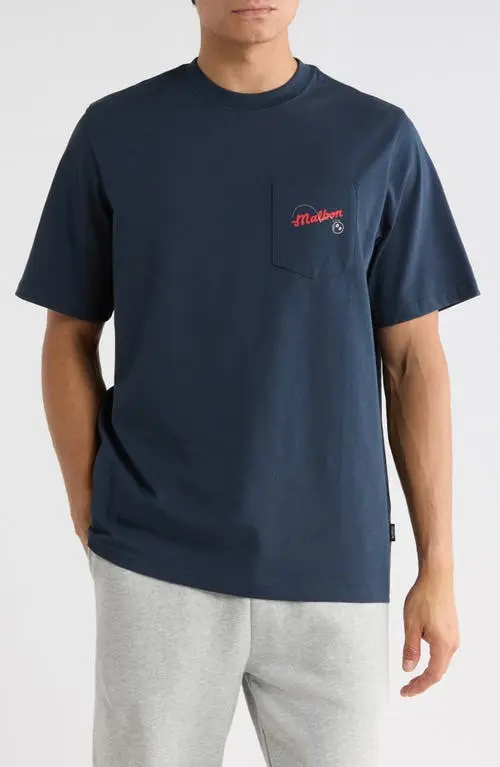 MALBON Vista Demand Graphic T-shirt - Blueberry