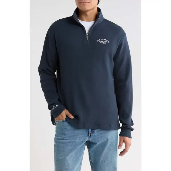 MALBON Flyer Ironworks Mid Layer Thermal Pullover