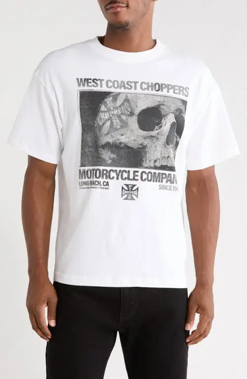 ID SUPPLY CO West Coast Choppers Cotton Graphic T-shirt - White