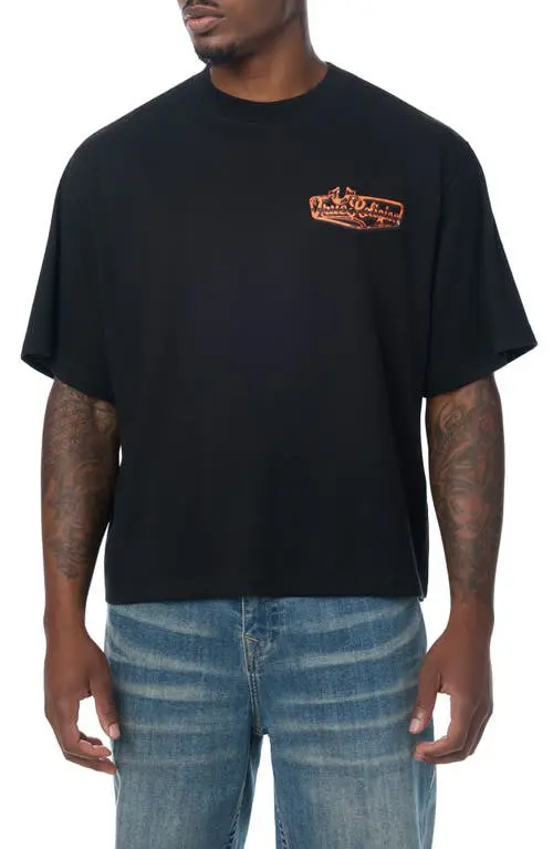 True Religion Chrome Logo Heavy Boxy Graphic T-shirt