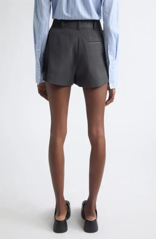 Monse Jacket Front Tailored Wool Blend Shorts