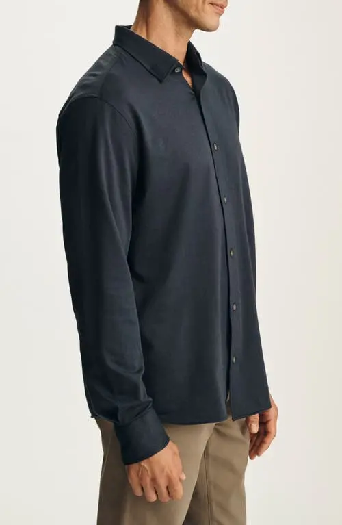 34 Heritage Cotton Blend Button-up Shirt