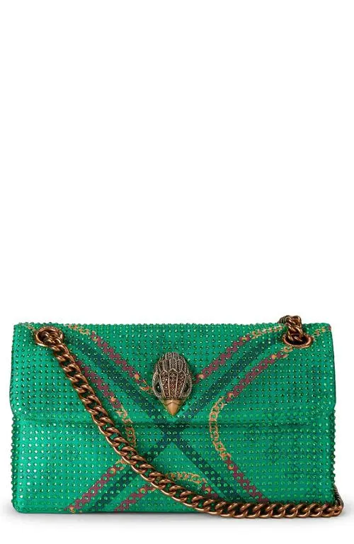 Kurt Geiger Kensington Fabric Convertible Crossbody Bag - Green