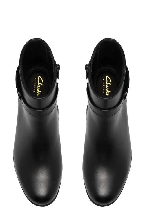 Clarks Shaya Style Waterproof Leather Bootie