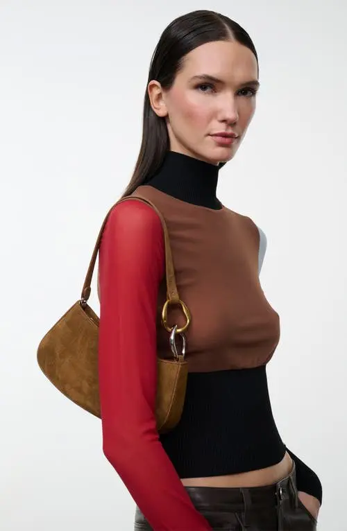 Staud Ollie Leather Shoulder Bag