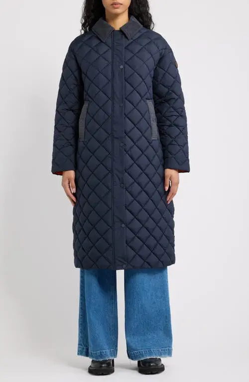 SAVE THE DUCK Sadie Quilted Coat - Blue Black