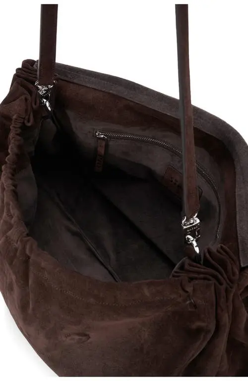 Staud Cy Oversized Clutch - Espresso