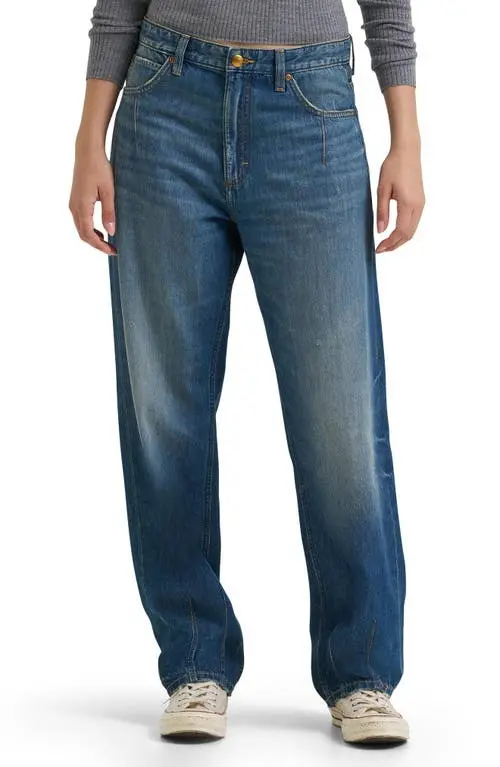 LEEM Upsized Rider High Waist Straight Leg Jeans