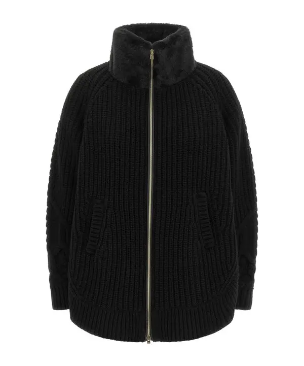 Herno Zip-up Knit Top