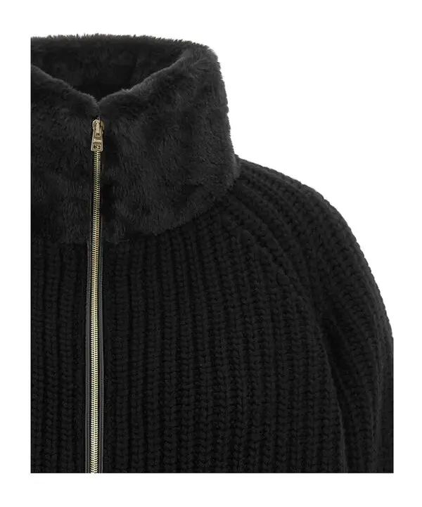 Herno Zip-up Knit Top