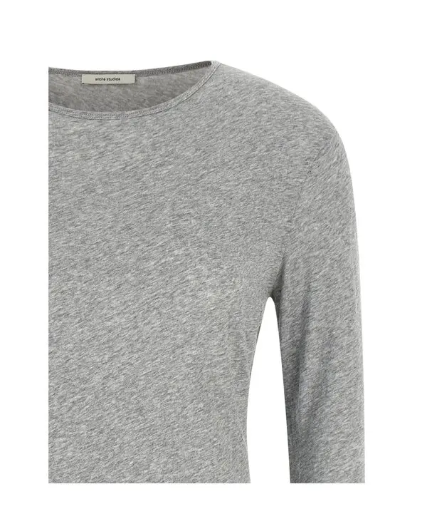 ENTIRE STUDIOS Crew-neck Long-sleeve Knit Top
