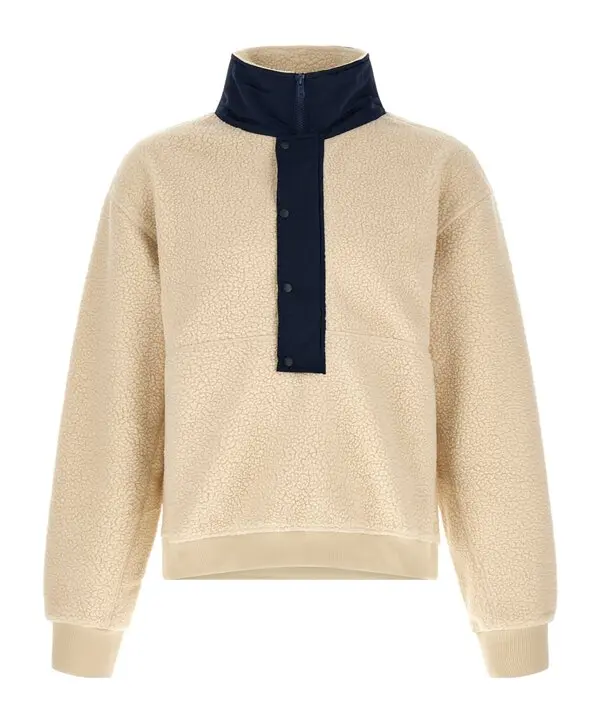 ENTIRE STUDIOS Stand-collar Fleece Sweatshirt