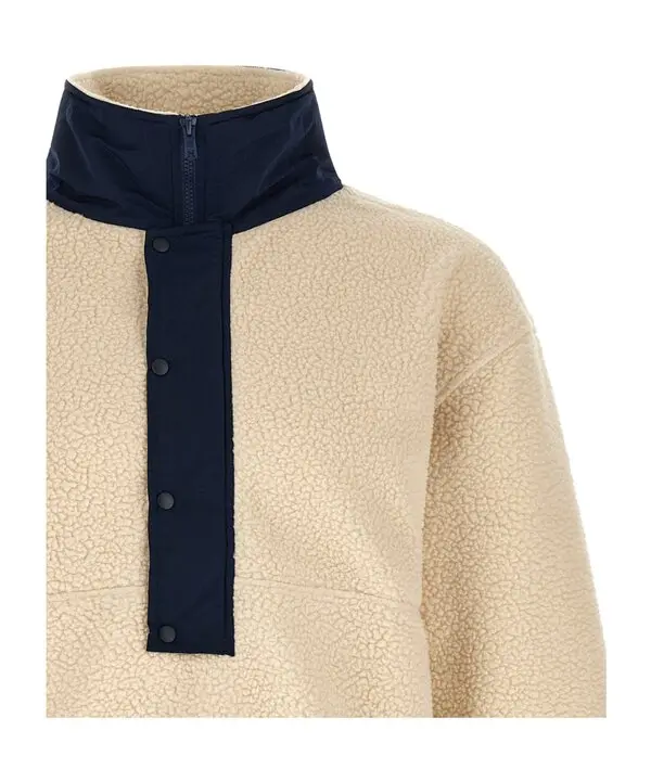 ENTIRE STUDIOS Stand-collar Fleece Sweatshirt