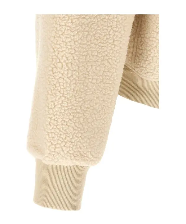 ENTIRE STUDIOS Stand-collar Fleece Sweatshirt