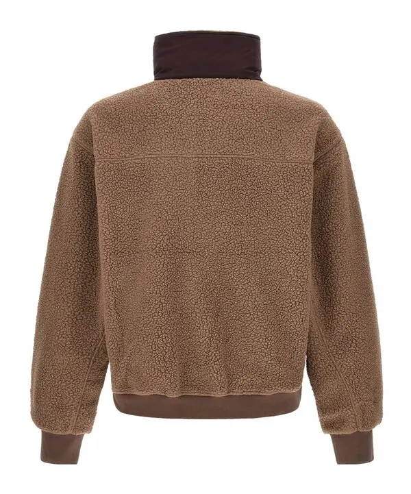 ENTIRE STUDIOS Stand-collar Fleece Sweatshirt