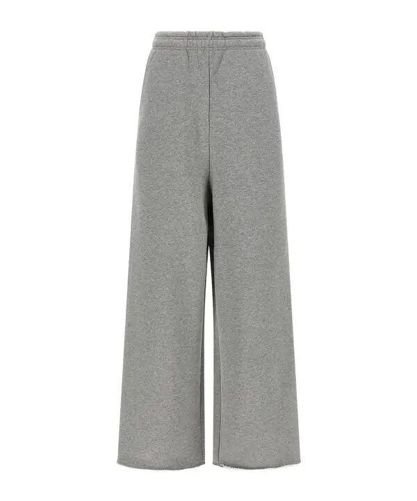 ENTIRE STUDIOS Wide Leg Elasticated Waist Cotton Pants - Grey